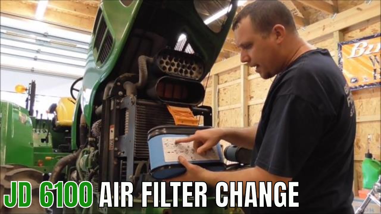 Changing The Air Filters On John Deere - YouTube