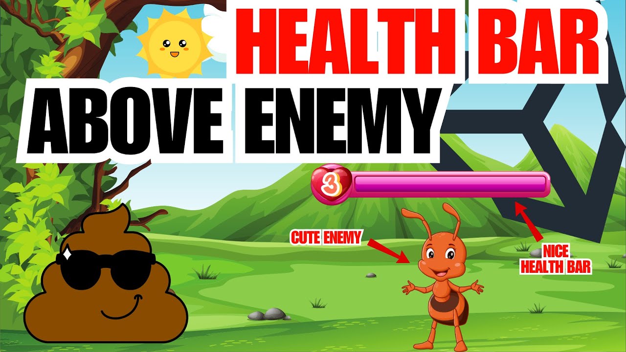 Health Bar above enemy in unity - How to do it quickly! (Unity Tutorial) Health Bar above enemy in unity - How to do it quickly! (Unity Tutorial)