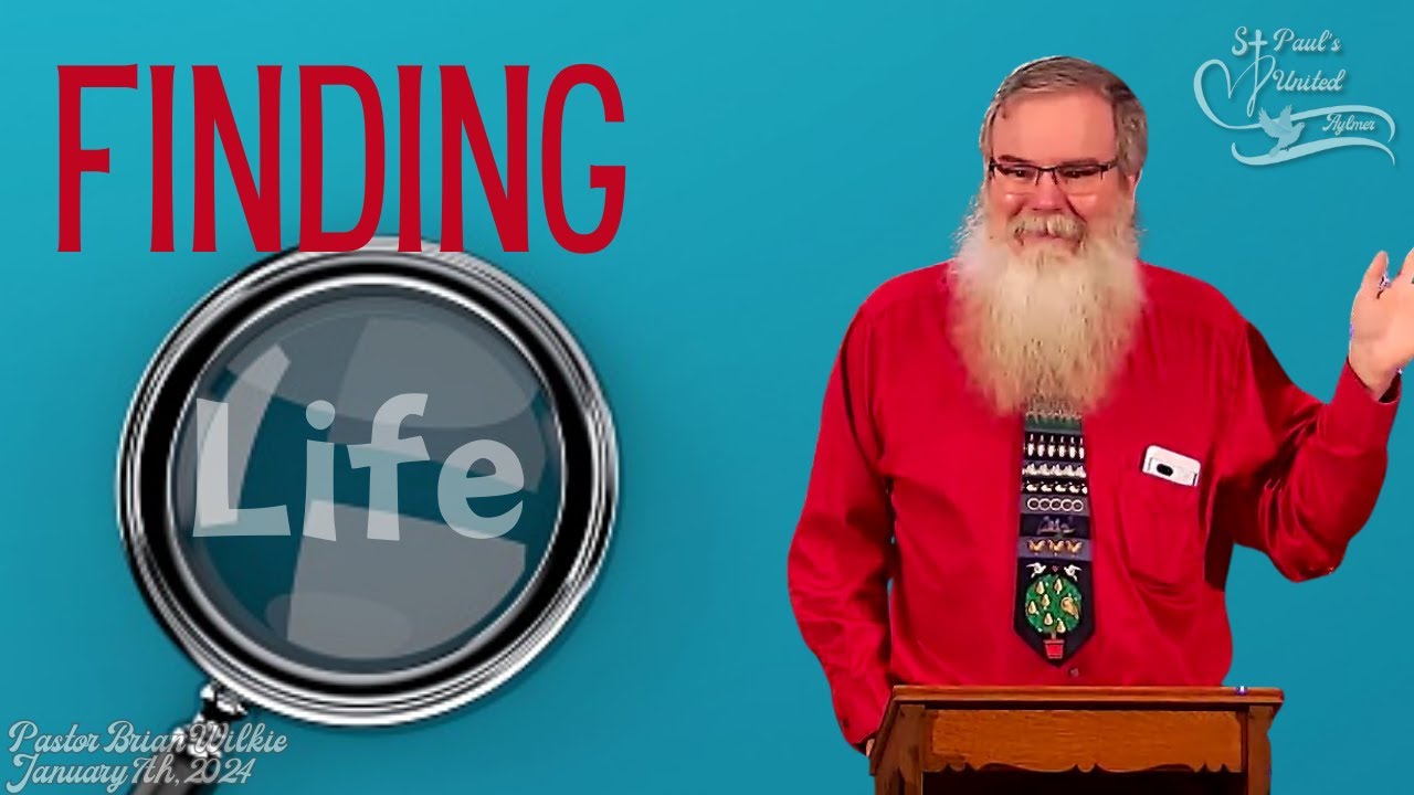 Pastor Brian Wilke - Finding Life (01/07/2024) [Live Service] - YouTube