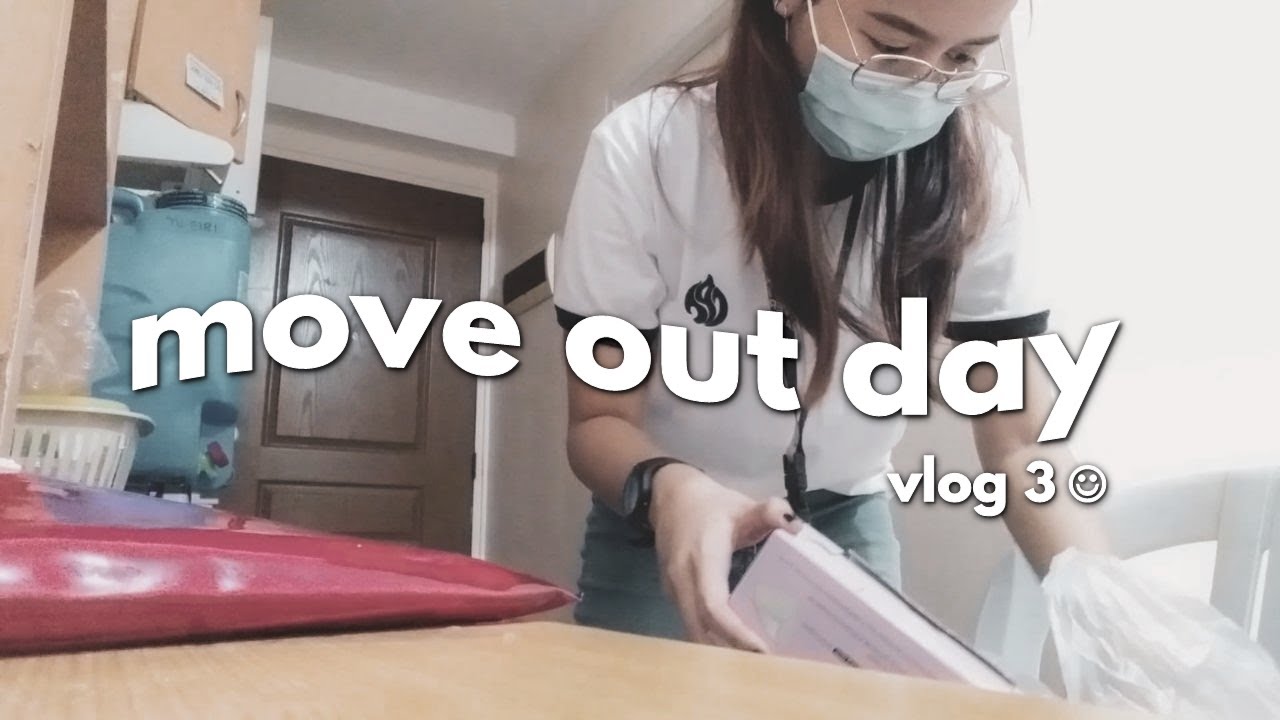 VLOG 3: move out day sa dorm | my 1st ever academic report from PLM ...