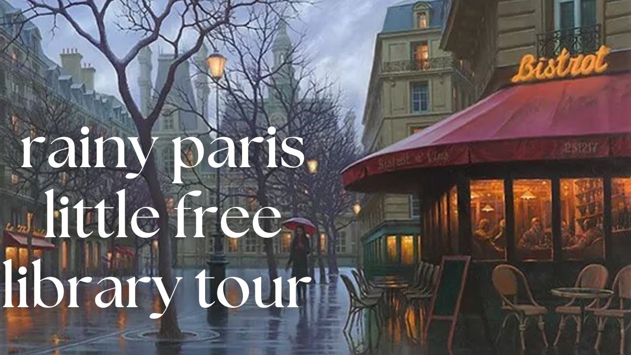 Join me on a little free library tour in the rain - YouTube
