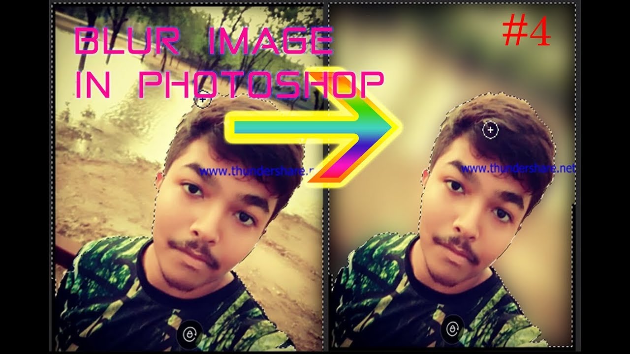 HOW TO BLUR BACKGROUND IN PHOTOSHOP - YouTube