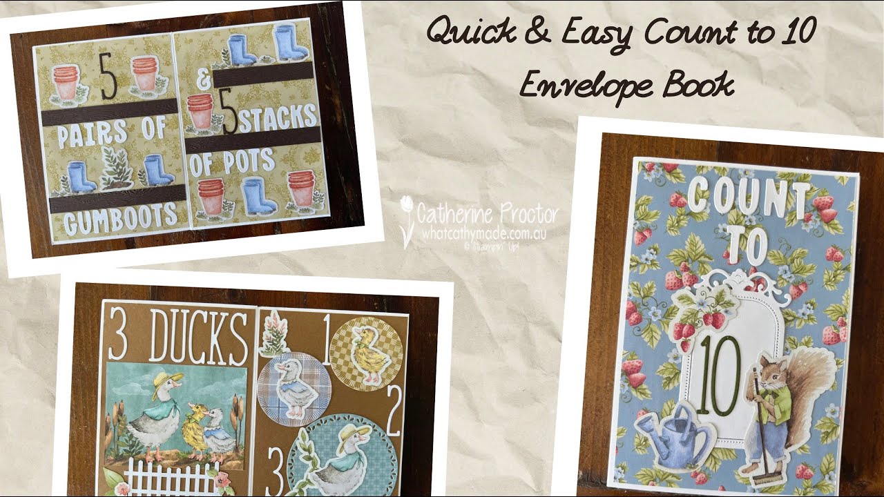 Stampin' Up! Storybook Moments Handmade Counting Book made using the ...