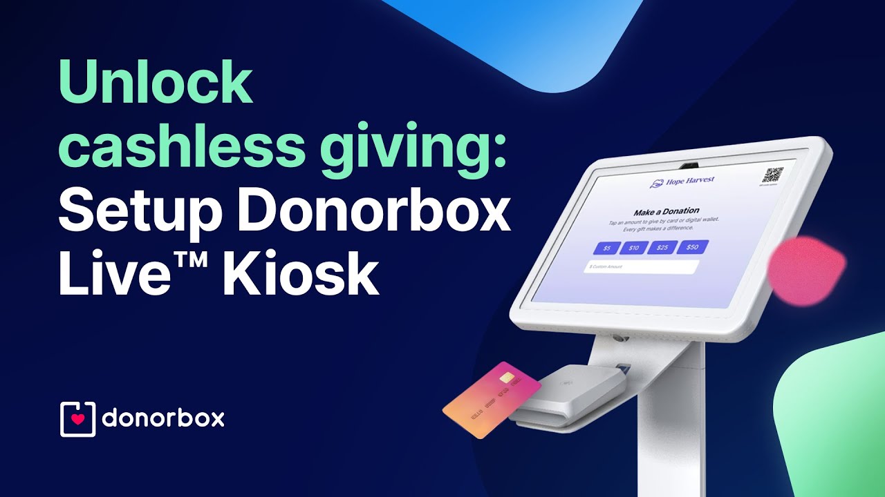 Charity Donation Payment Kiosk: Donorbox Live™ Kiosk Tutorial | For ...
