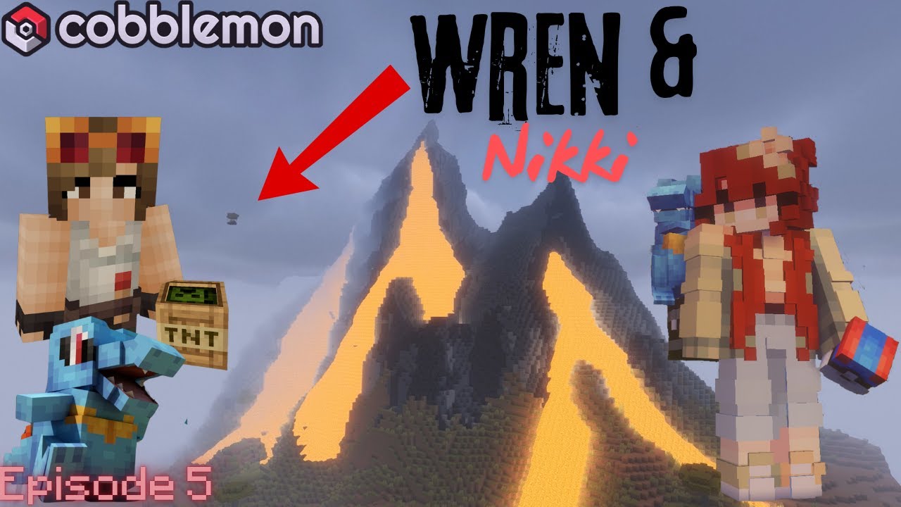 Massive Volcanoes, Crazy Workshops and DIAMONDS! 🔥🌿💧 | Minecraft Cobblemon Episode 5 - YouTube