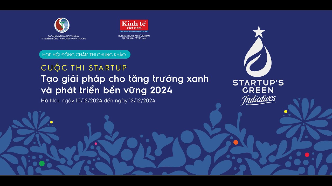 Lễ trao giải cuộc thi Startup Green 2024 - YouTube