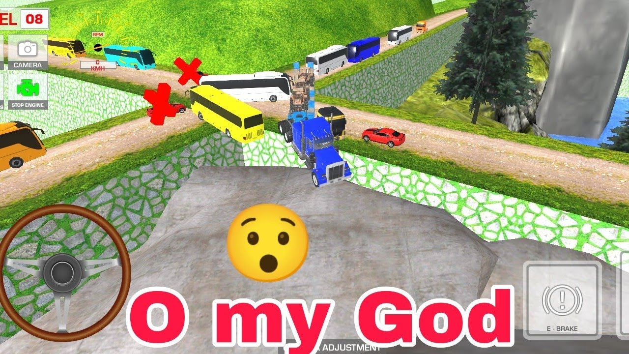 Driving Simulator game Driving Through Mountain Road car bike or truck ...