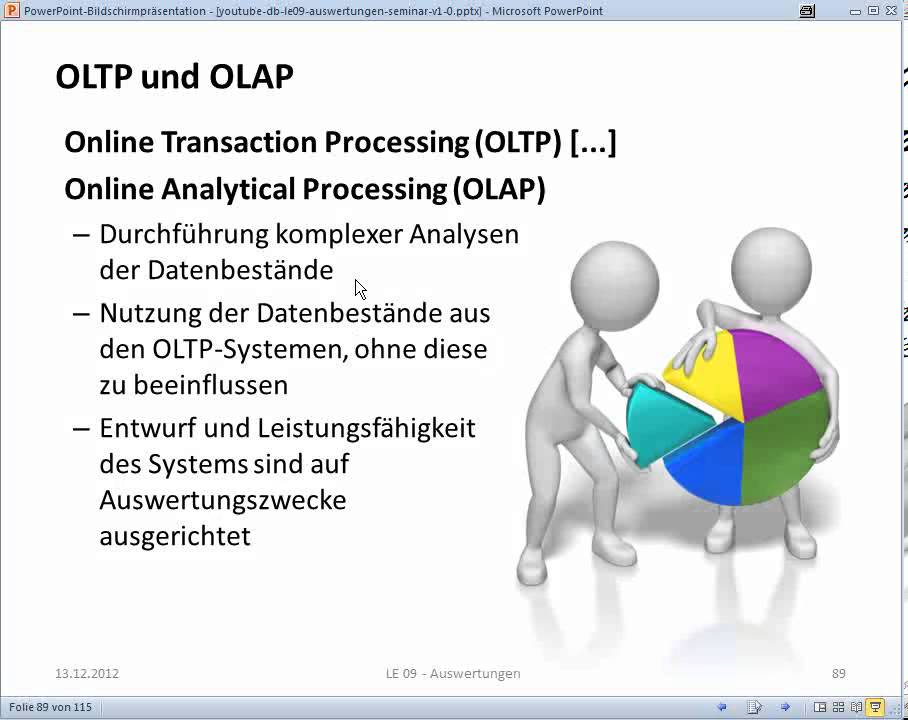 0914: Datenbanken mit MS Access -LE09- Teil14 - OLTP vs. OLAP - YouTube
