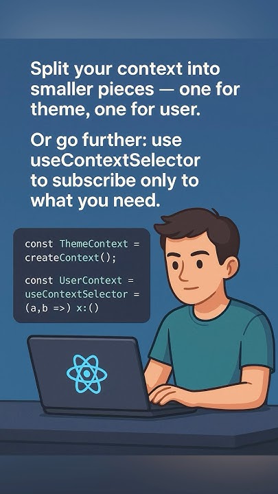 React Context Killing Your Performance Fix It Fast Reactjs Webdevtips Fullstackdev Youtube