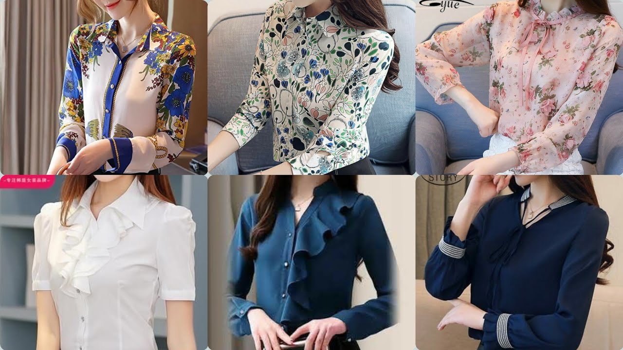 40+ Amazing Top Shirt And Blouse Outfits Ideas For Girls New Collection ...