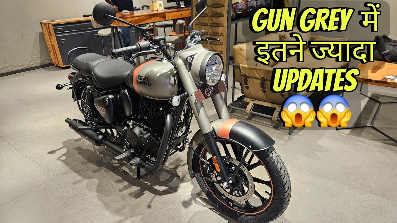 New Classic 350 Gun Grey Full Review , Price & Major Updates | Royal ...