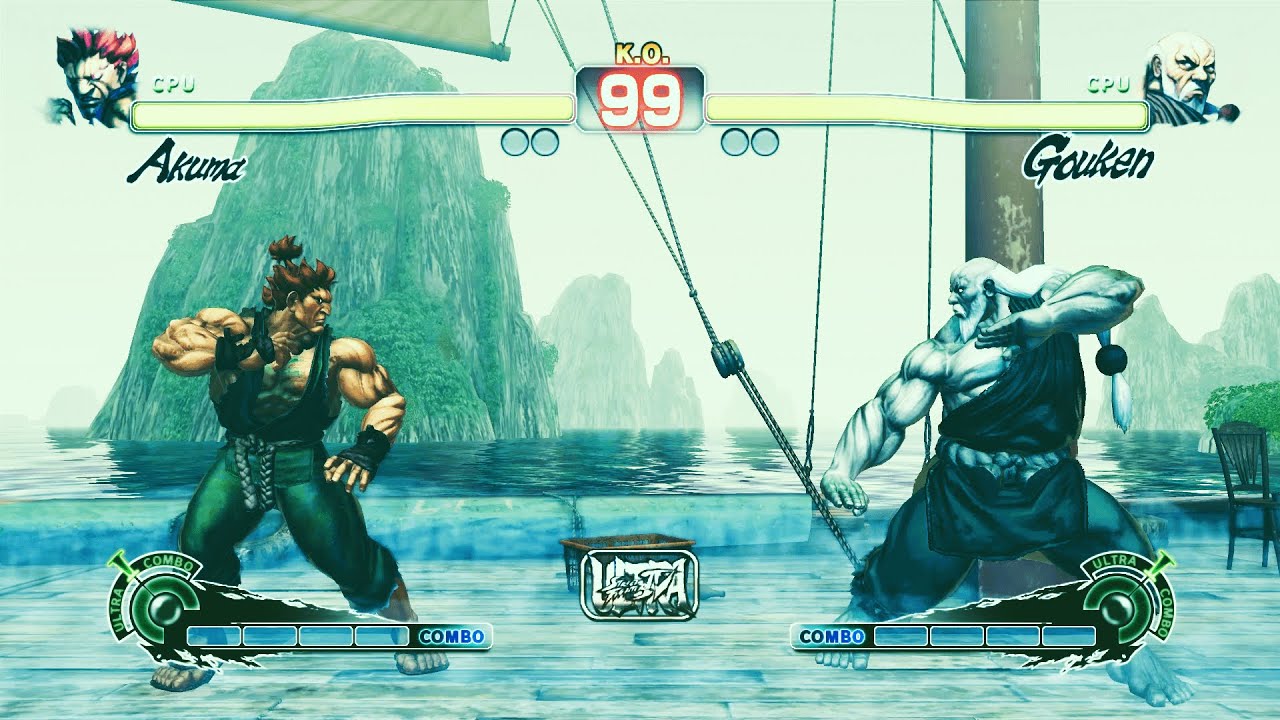 Akuma vs Gouken (Hardest) Ultra Street Fighter IV - YouTube