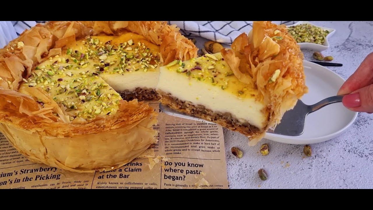 Cheesecake à la pâte Filo !!! cuisson facile est rapide !!! - YouTube