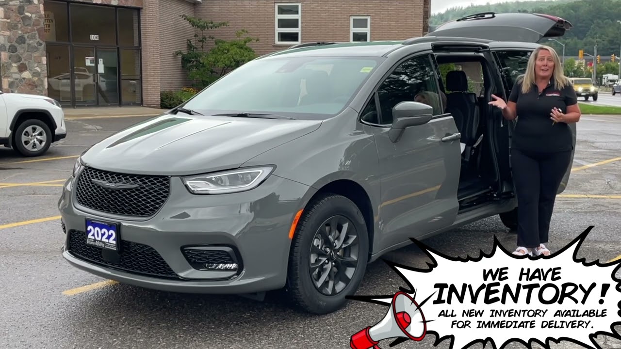 2022 'CERAMIC GREY' CHRYSLER PACIFICA TOURING AWD - YouTube