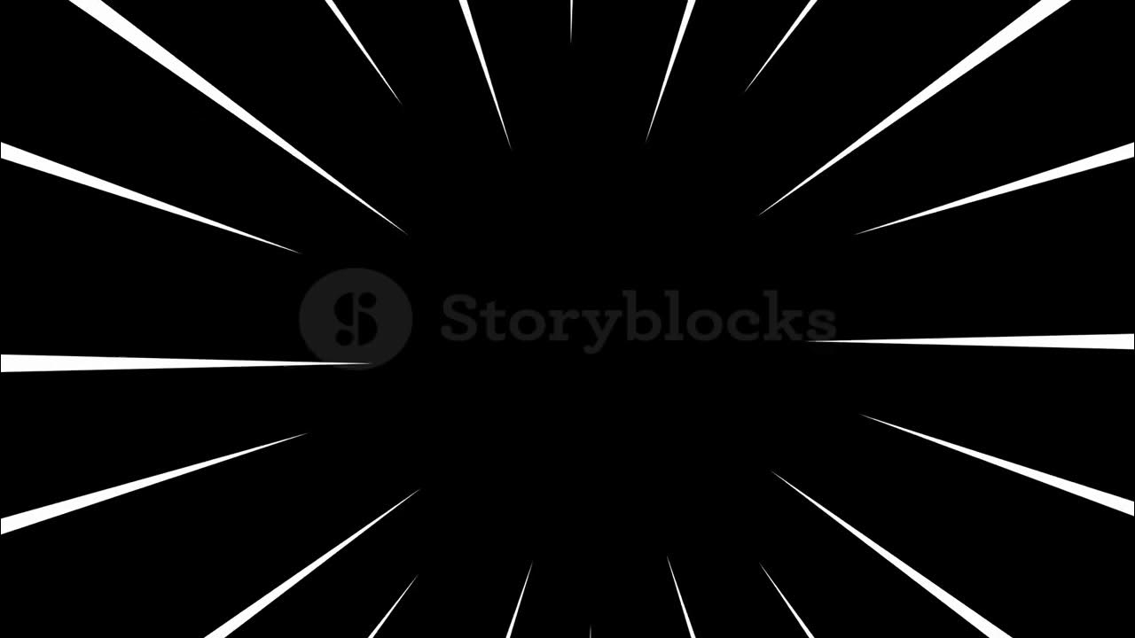 anime speed line background animation on black comic light speed lines ...