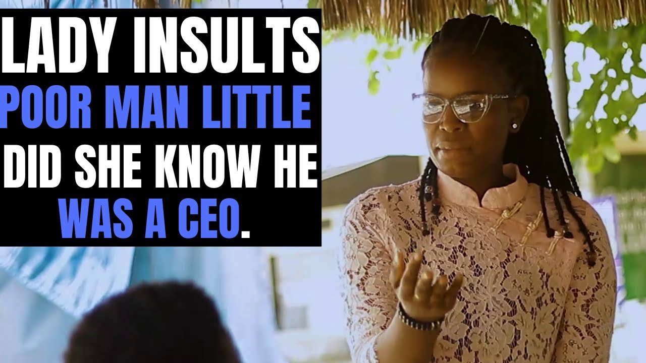 Lady Insults and disrespects poor looking man little did she know he ...