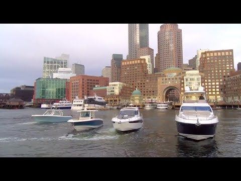 MarineMax Boat and Yacht Fleet in Boston Harbor - YouTube