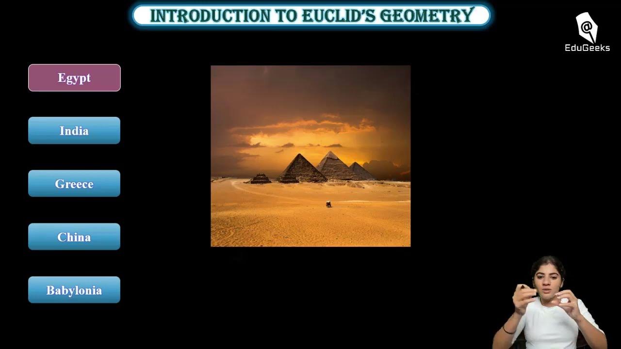 Introduction to Euclid's Geometry - Euclid's Geometry | Class 9 Maths ...