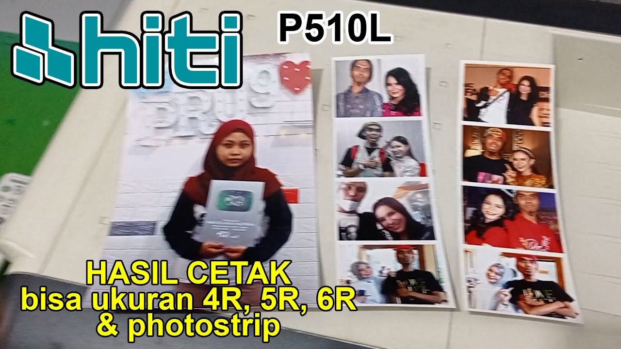 Test Printer Photobooth HITI P510L - YouTube