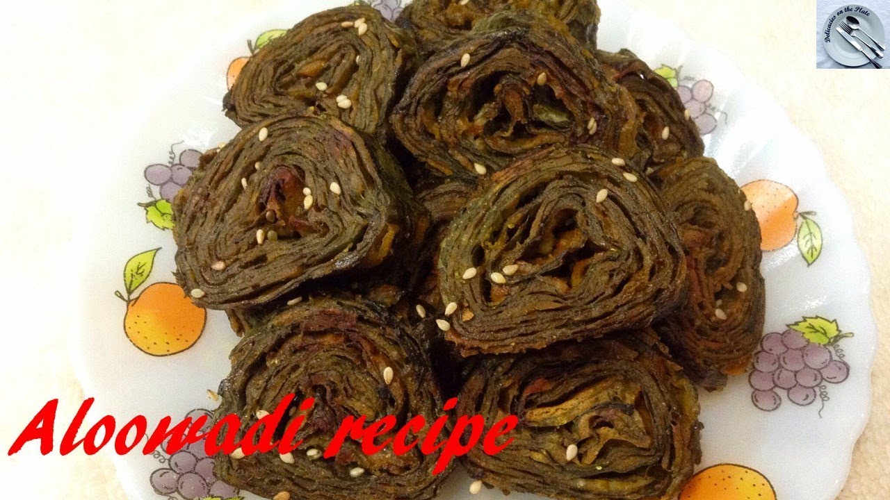 alu wadi recipe - aloo vadi recipe - Gujarati patra recipe - DOTP - Ep ...