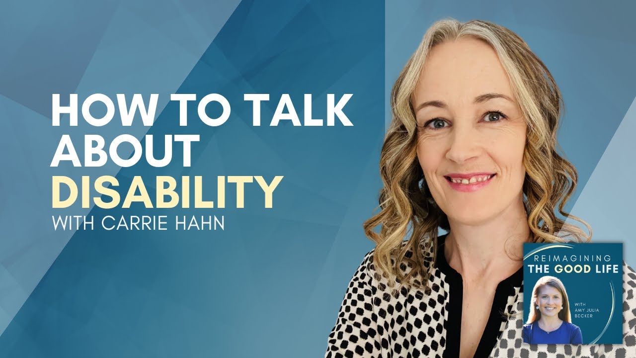 How to Talk About Disability with Carrie Hahn - YouTube