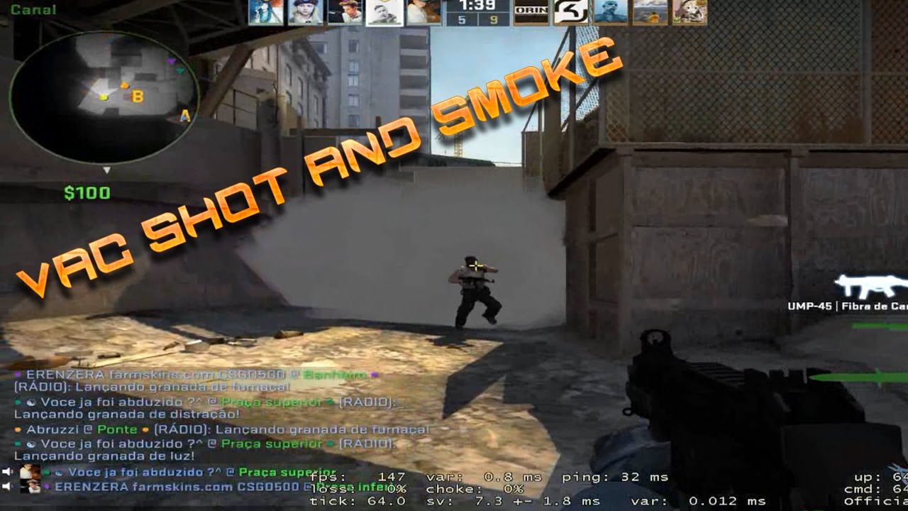 VAC SHOT AND SMOKE [CS:GO] - YouTube
