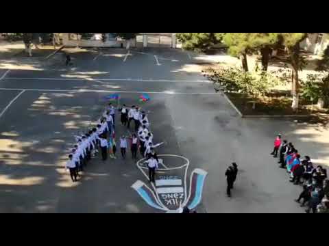 70 Nomreli mekteb lisey  Bayraq gününə həsr olunmuş flashmob