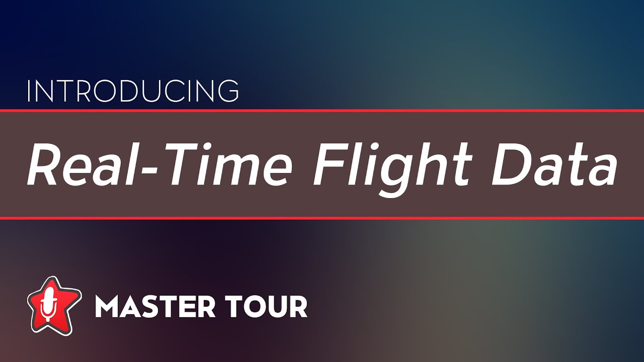 Managing Flights using Master Tour's Real-Time Flight Data - YouTube