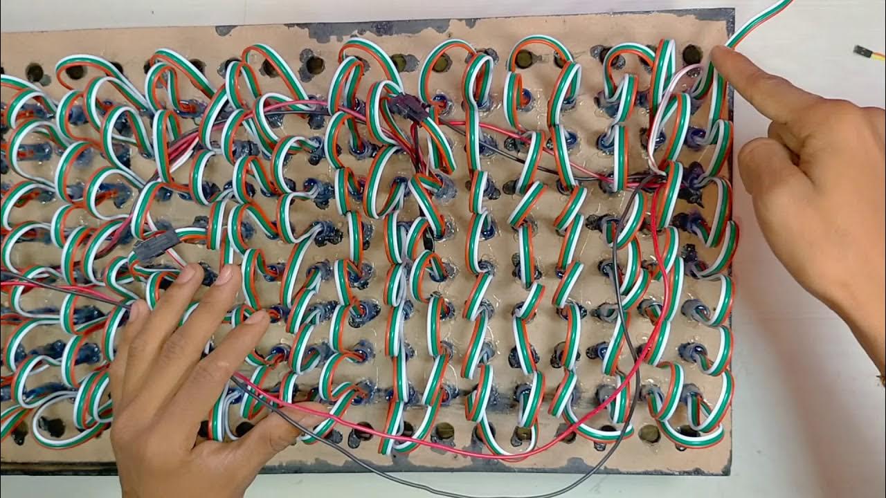 How To Make Pixel Led Scrolling Display Board - YouTube