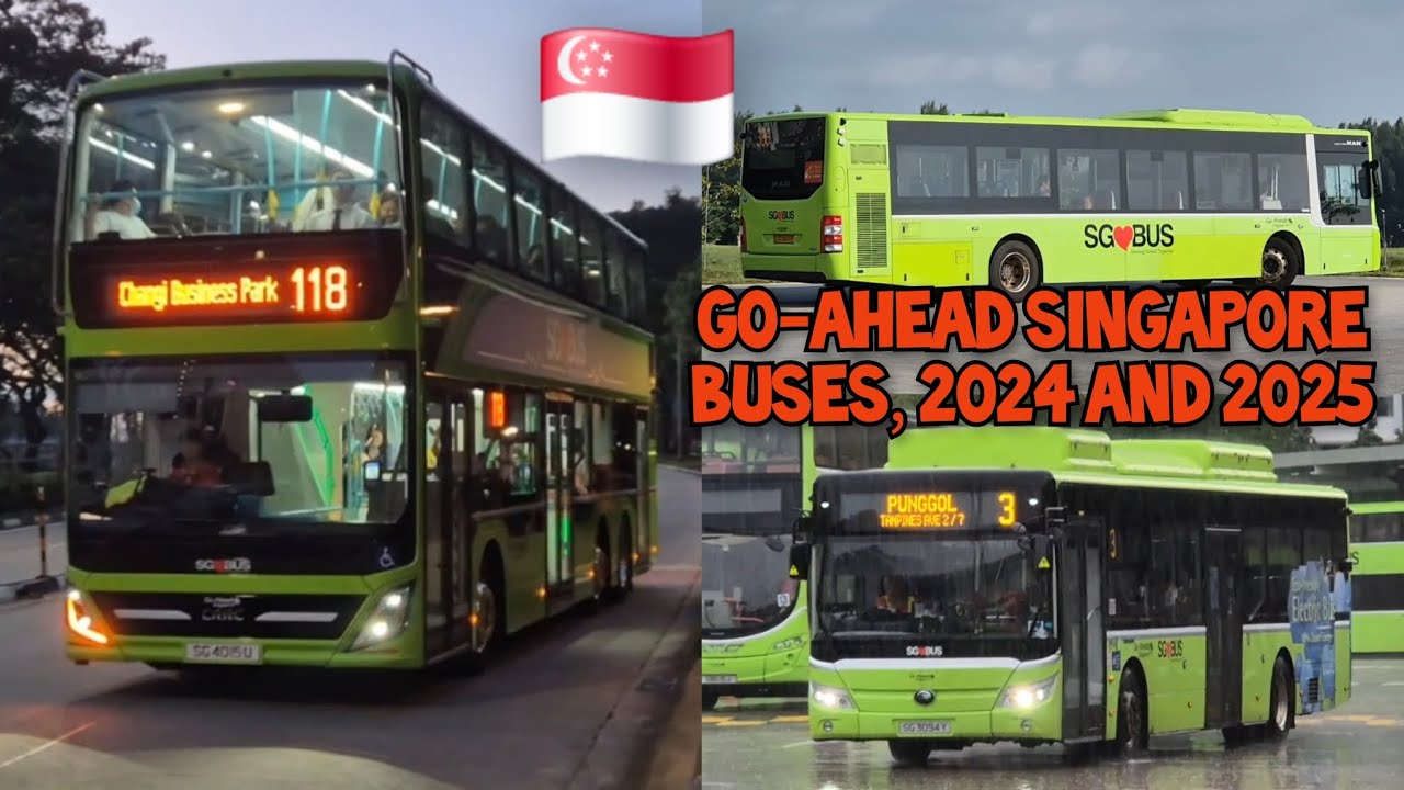 Go-Ahead Singapore Buses, 2024 and 2025 - YouTube