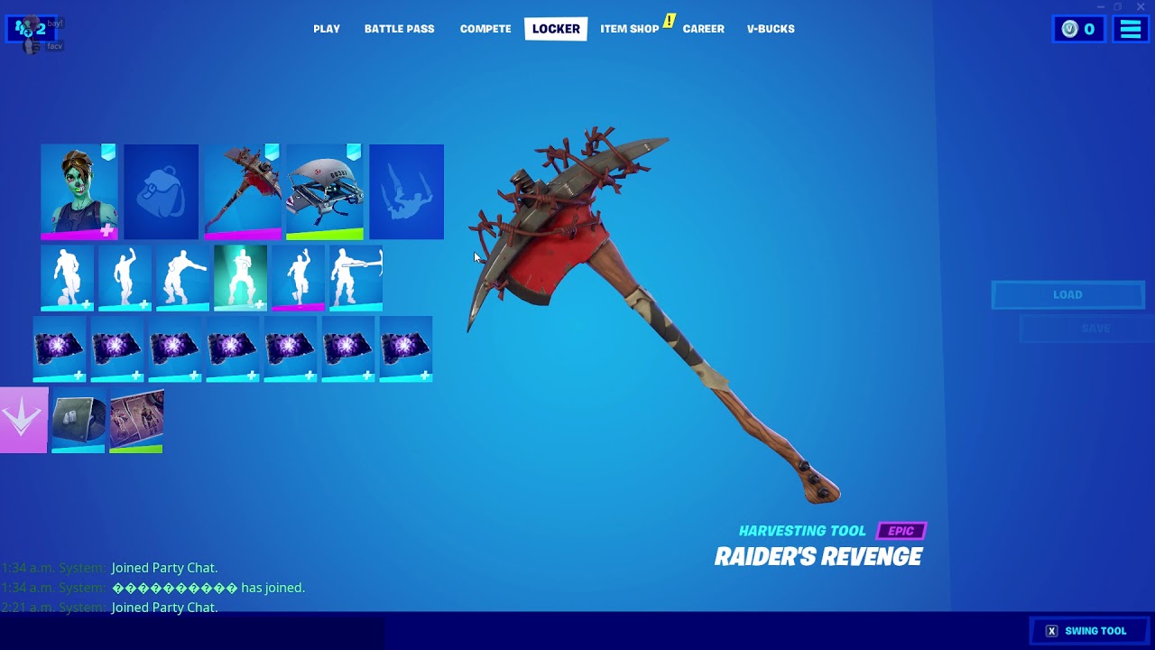my fortnite account locker tour - YouTube