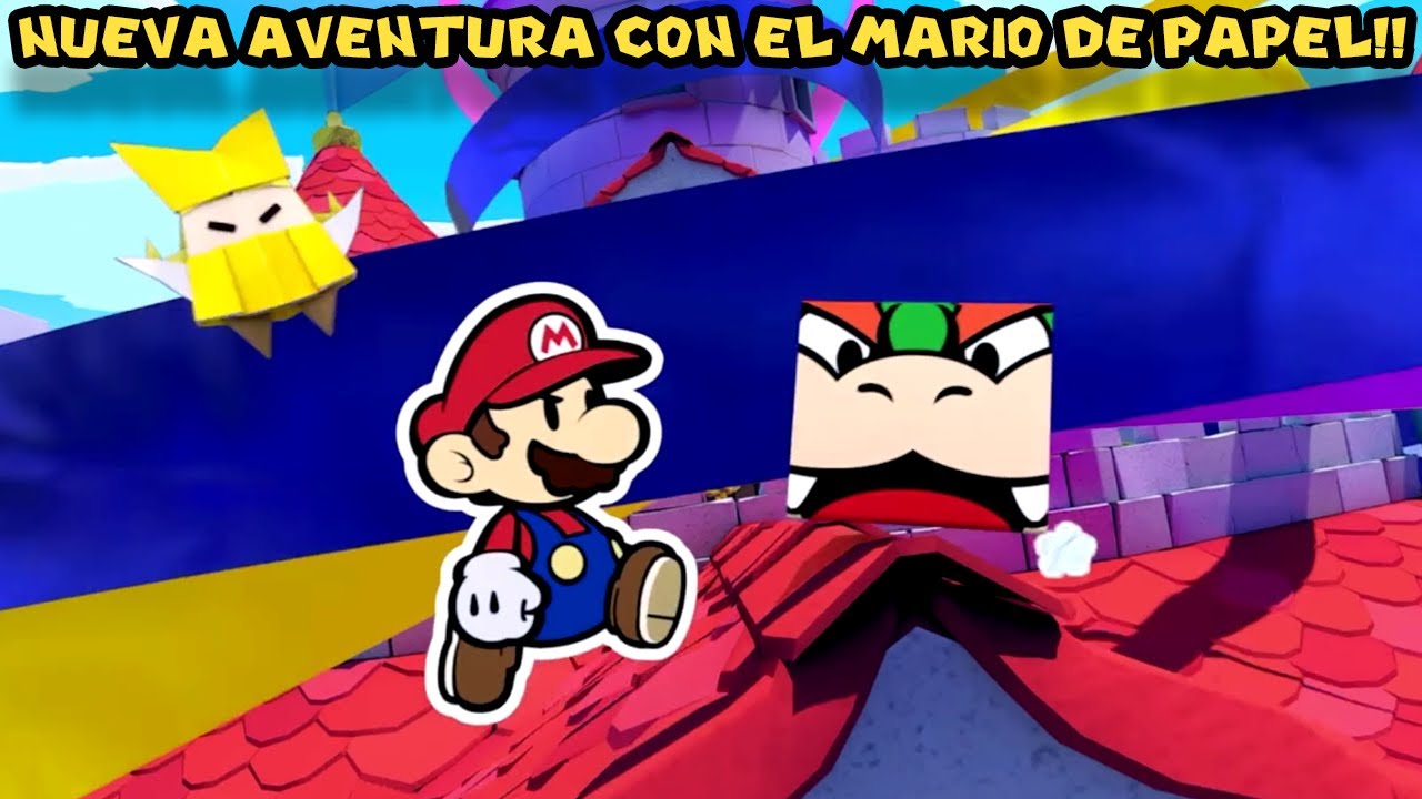 Una Nueva AVENTURA con el Mario de PAPEL !! - Paper Mario Origami King ...