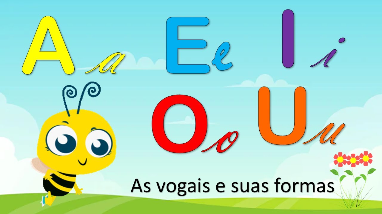 AS VOGAIS E SUAS FORMAS - LETRAS MAIÚSCULAS E MINÚSCULAS | EDUCAÇÃO ...