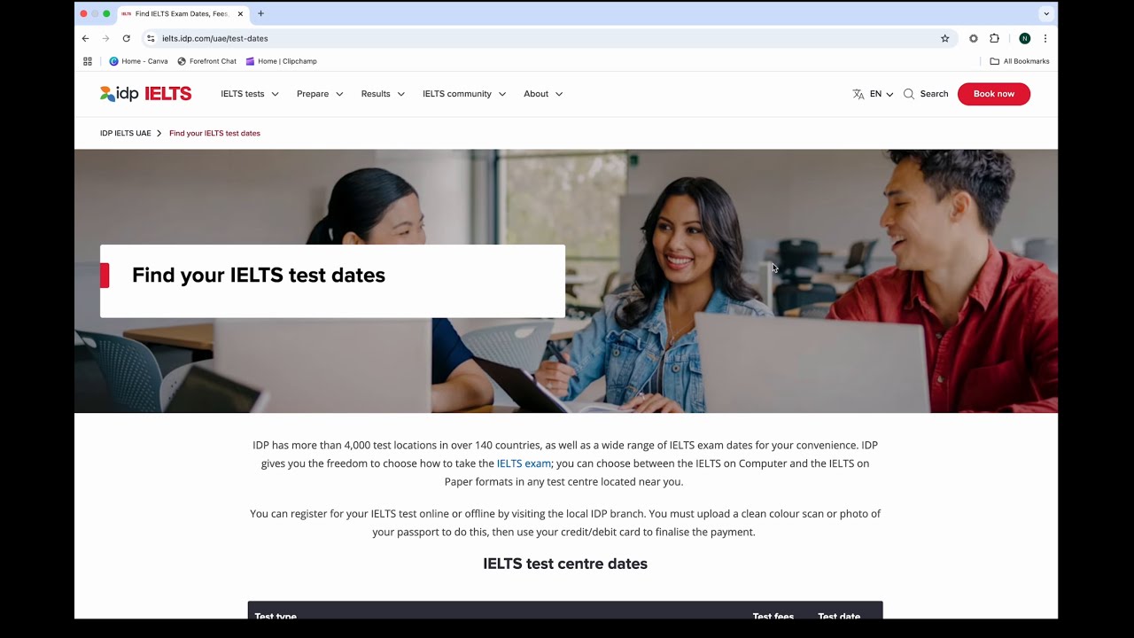 IDP IELTS Test Booking Guide | IDP IELTS UAE - YouTube