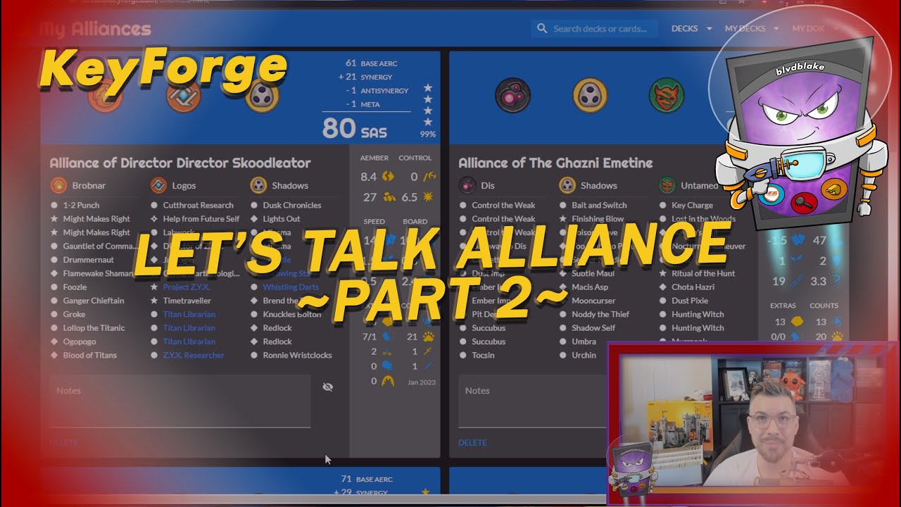 KeyForge Alliance. Part 2 Some Thoughts & Approaches to the NEW Format ...