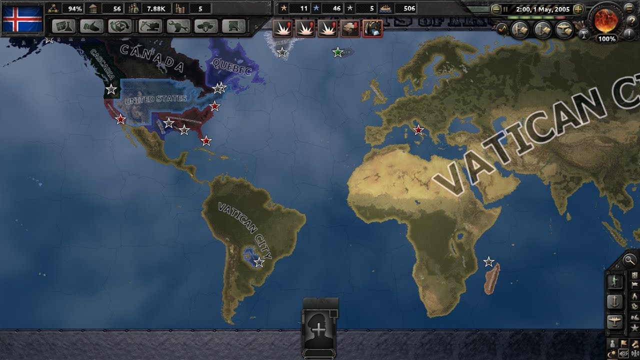 HOI4 Vatican City World Conquest Aftermath Episode 1 (Spring 2005 ...