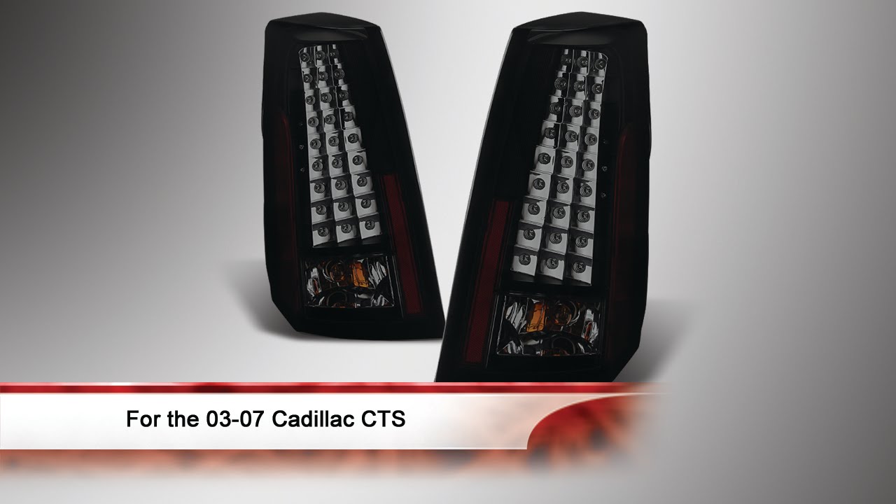 03-07 Cadillac CTS LED Tail Lights - YouTube