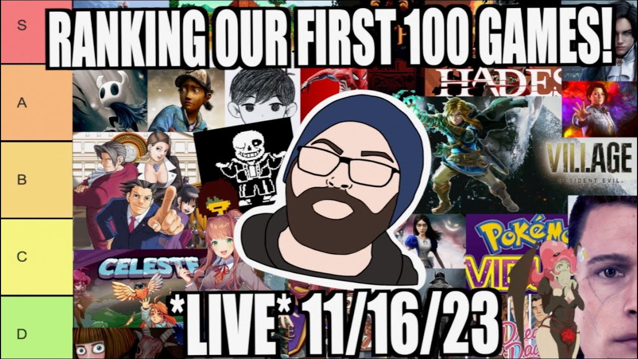 RANKING OUR FIRST 100 GAMES!!! *LIVE* 11/16/23 - YouTube