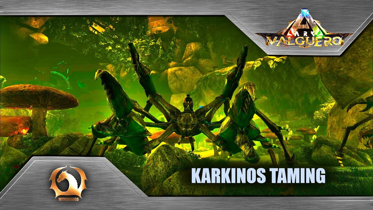 Ark Survival Evolved - Karkinos taming and abilities (Valguero) - YouTube