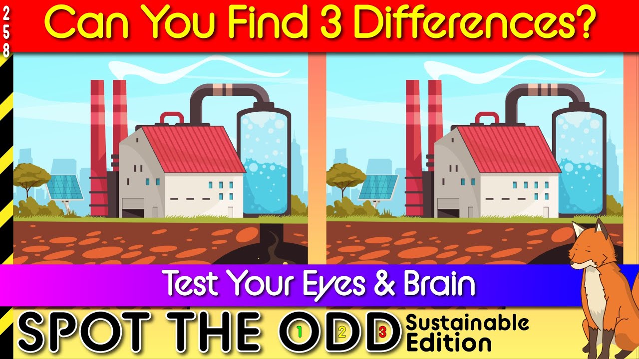 Find the Differences | SUSTAINABLE | Brain Break | Game 258 - YouTube