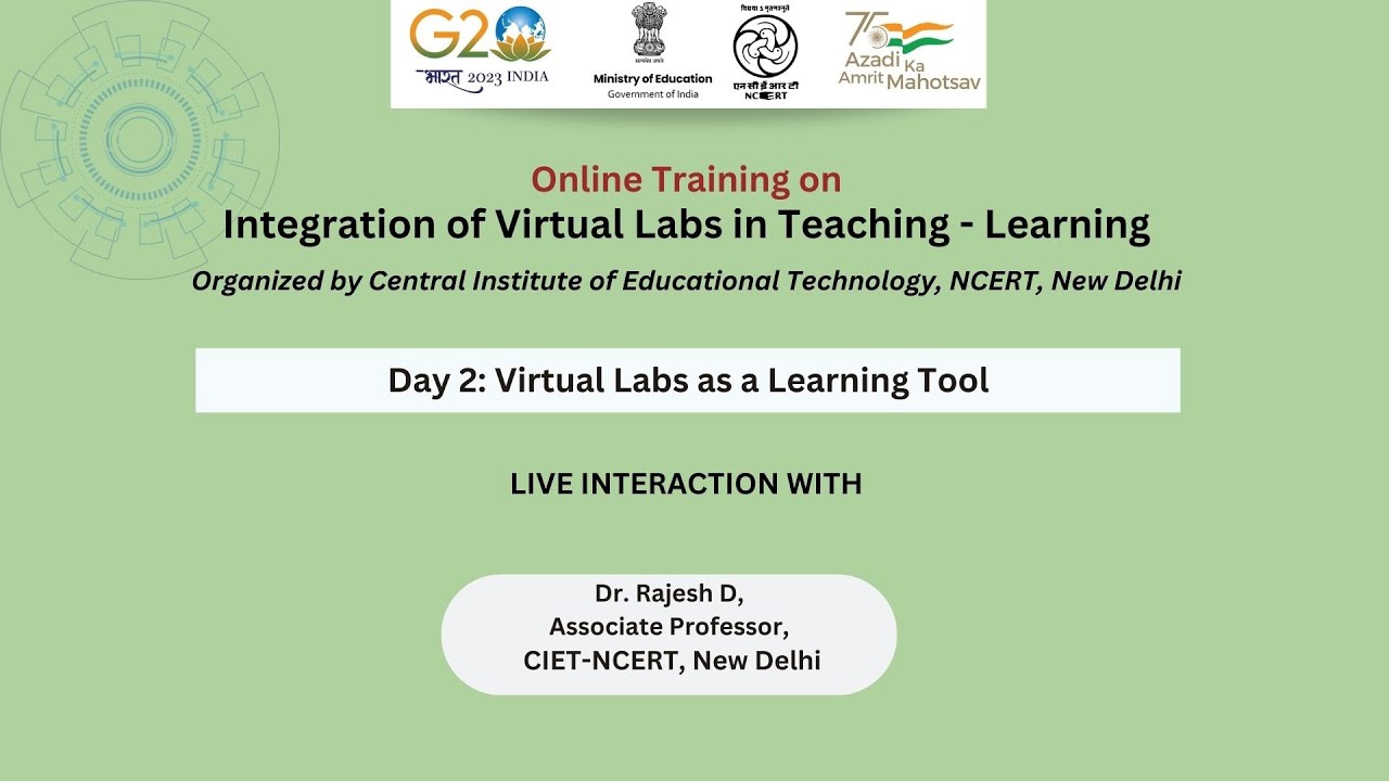 Online Training: Day 2: Virtual Labs as a Learning Tool - YouTube