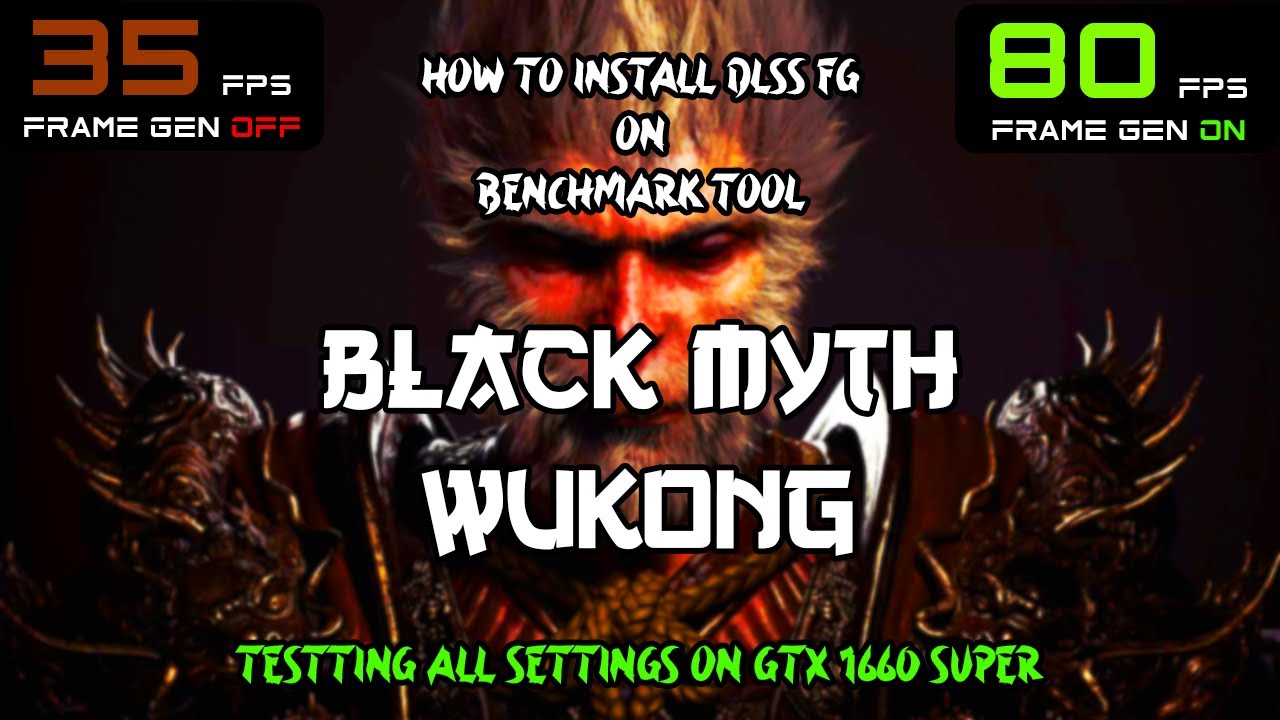 Black Myth : Wukong Benchmark Tool On GTX 1660 SUPER All Settings ...