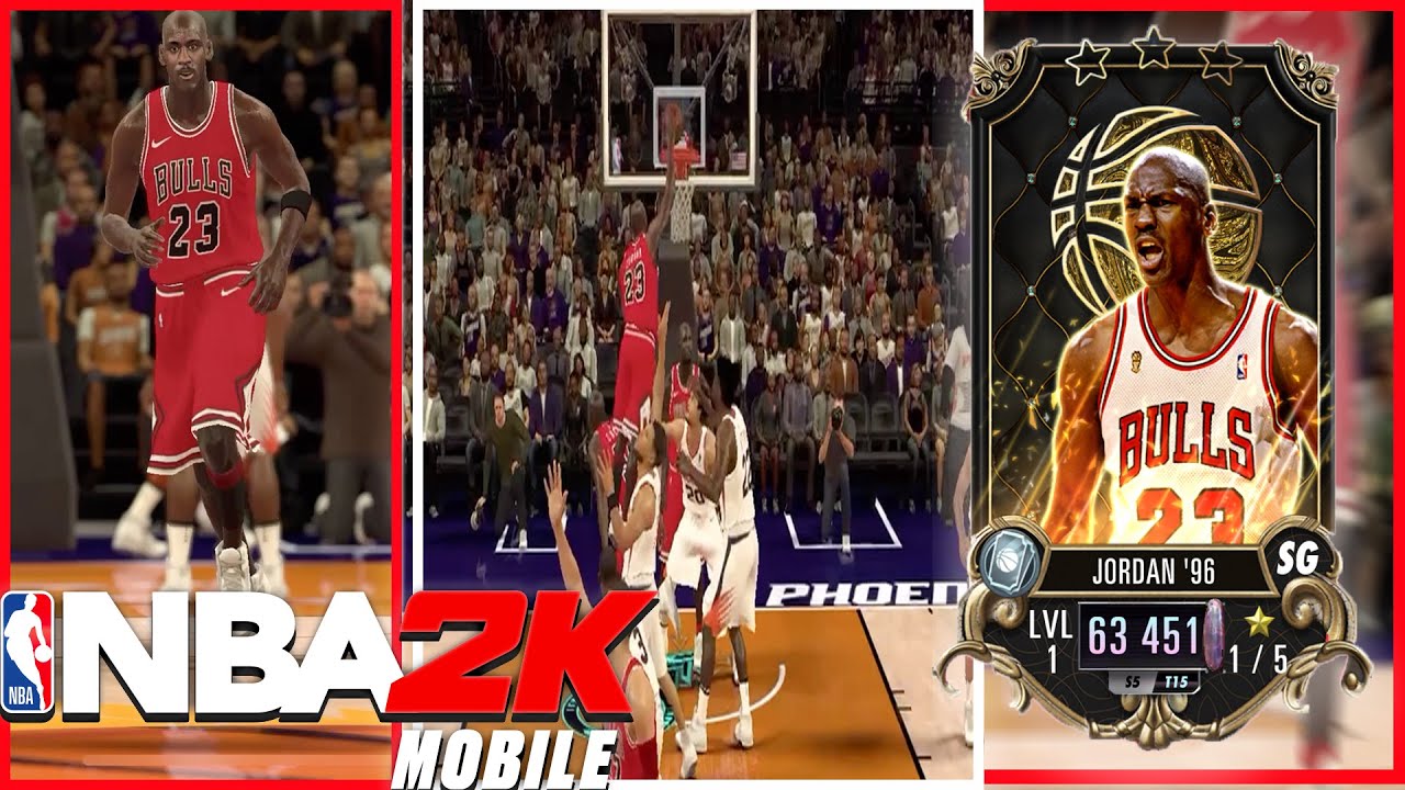 NBA 2K Mobile Pearl Michael Jordan - Is INCREDIBLE ! - YouTube