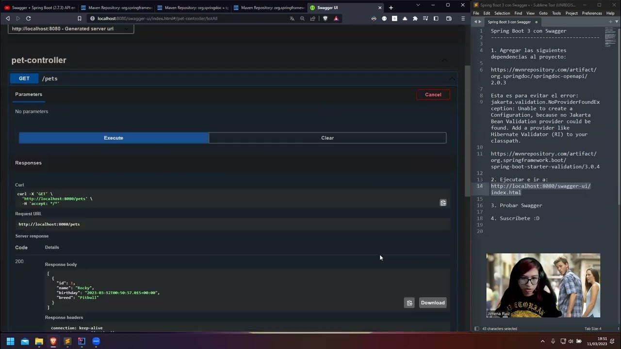 Swagger + Spring Boot 3 (3.0.4 | última versión) - YouTube