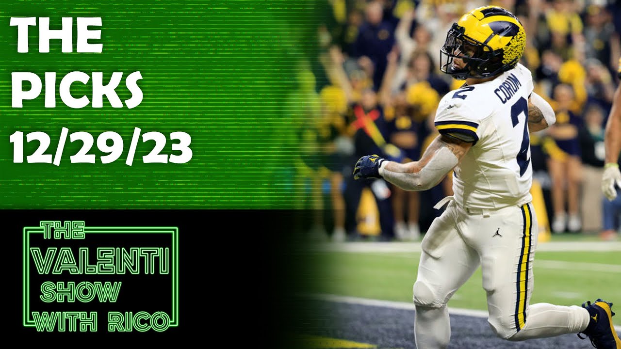 The Picks | 12/29/23 | The Valenti Show with Rico - YouTube