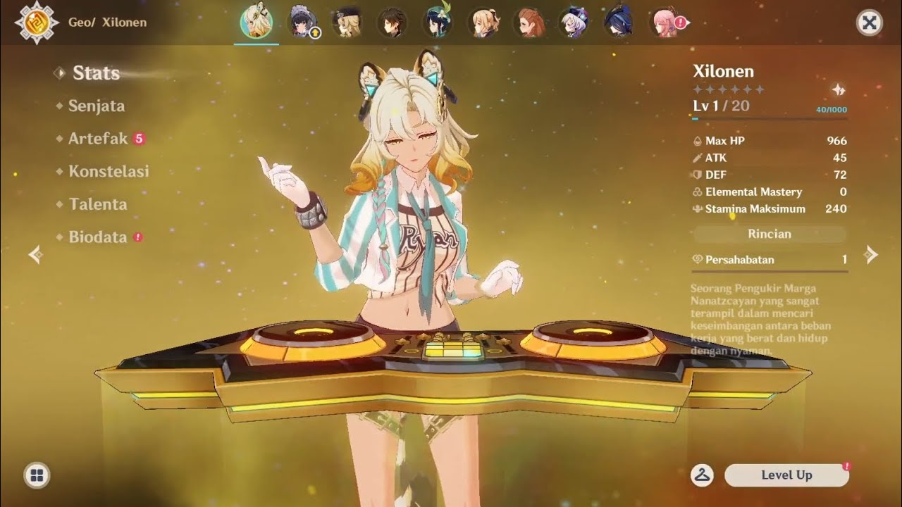 Xilonen Casual Outfit DJ | Genshin Impact Version 5.1 - YouTube