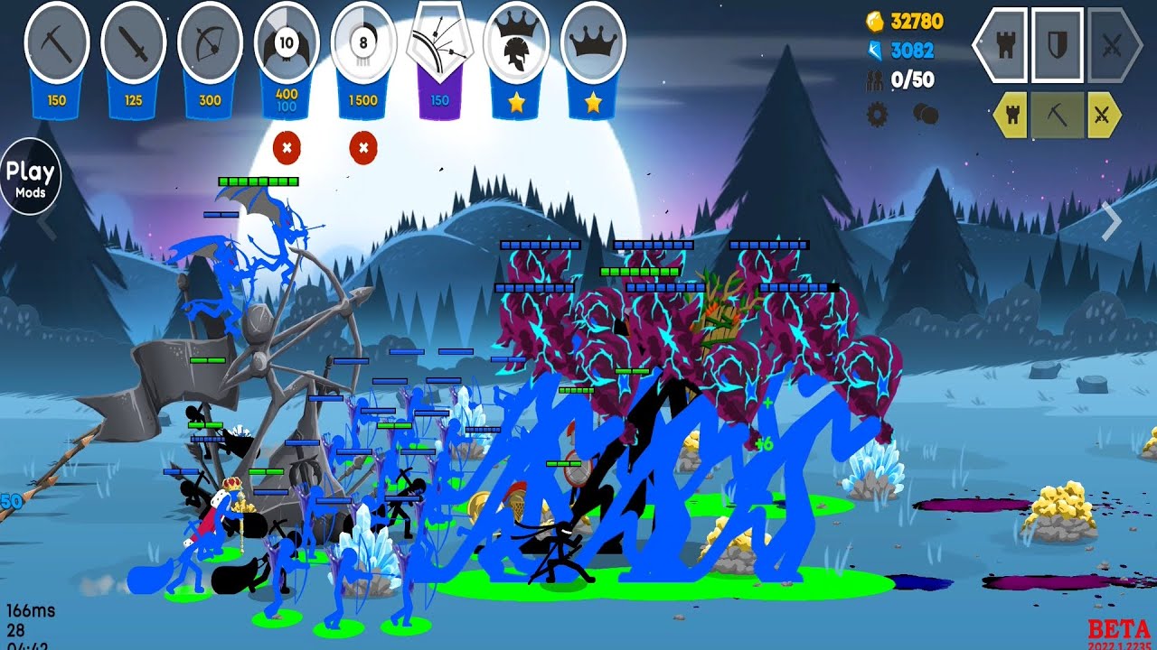 New update in Stick War 3 Juggerknight unit - YouTube