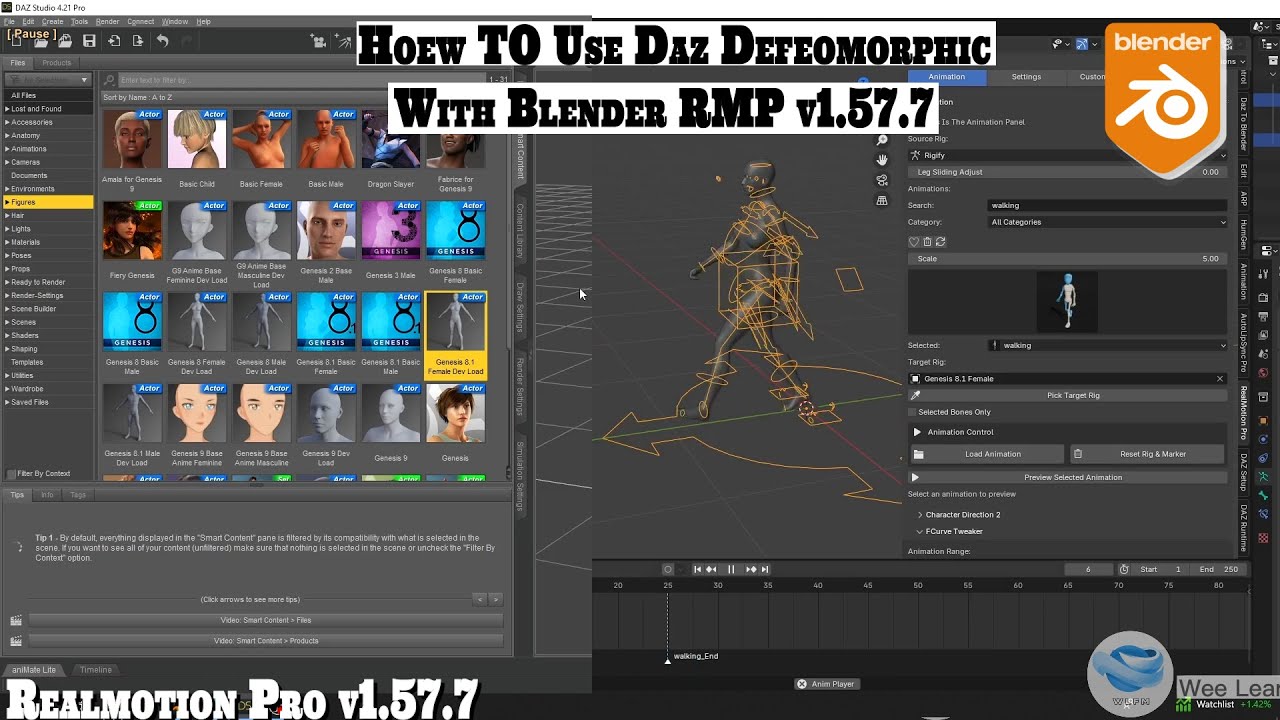 How to Use Daz with RealMotion Pro in Blender | Full Guide ...