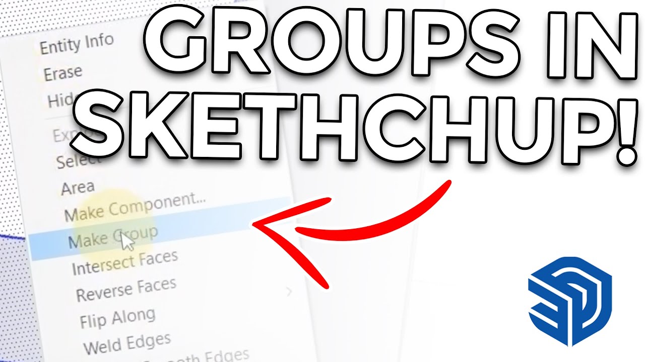 16 Making Groups in Sketchup - YouTube