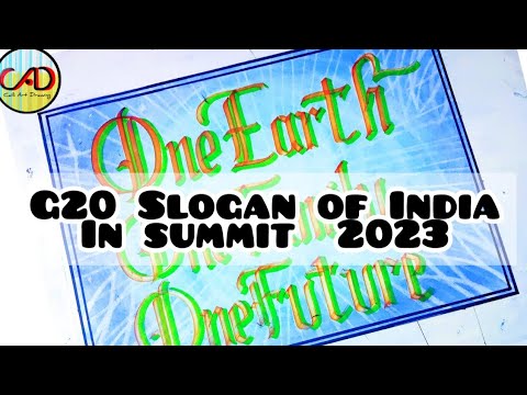 G20 Slogan in English/ G20 Slogan writing competition /G20 India Logo ...